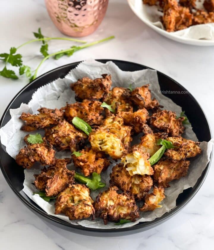 Air Fryer Cabbage Pakora • Simple Sumptuous Cooking