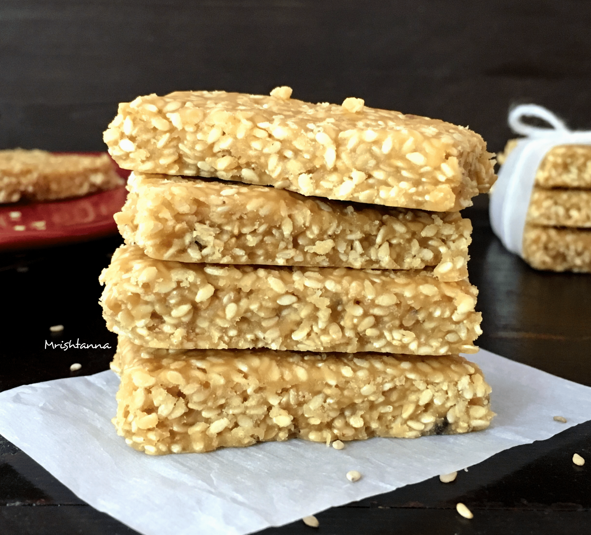 Sesame Bar - Sesame Chikki • Simple Sumptuous Cooking