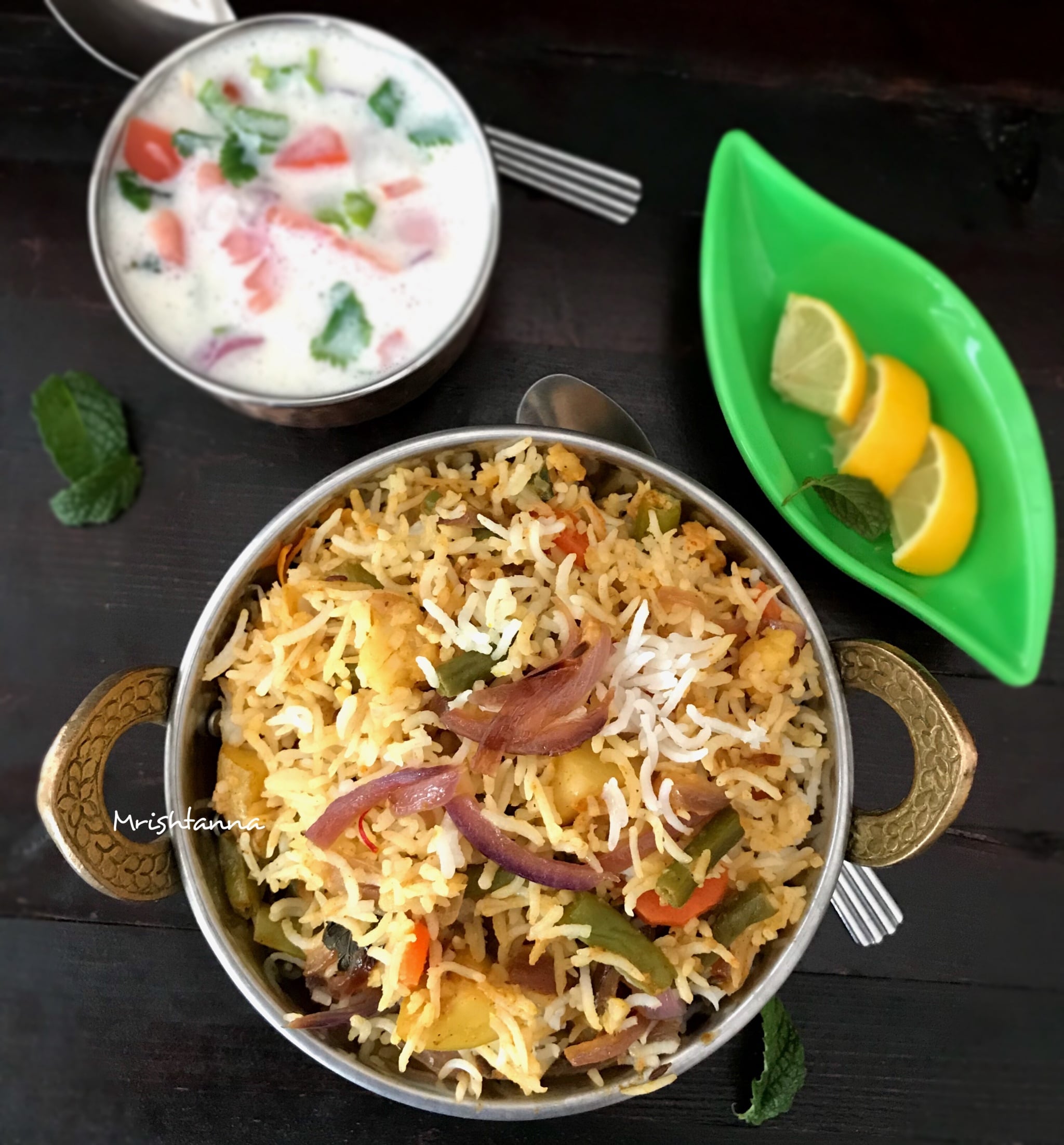 Vegetable Dum Biryani - Vegan + Video Recipe • Simple Sumptuous Cooking