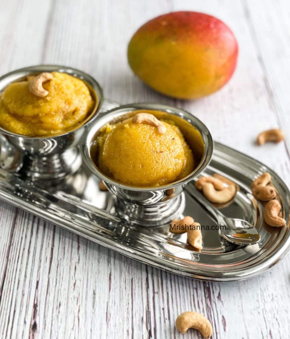 Mango Kesari(Sheera) • Simple Sumptuous Cooking