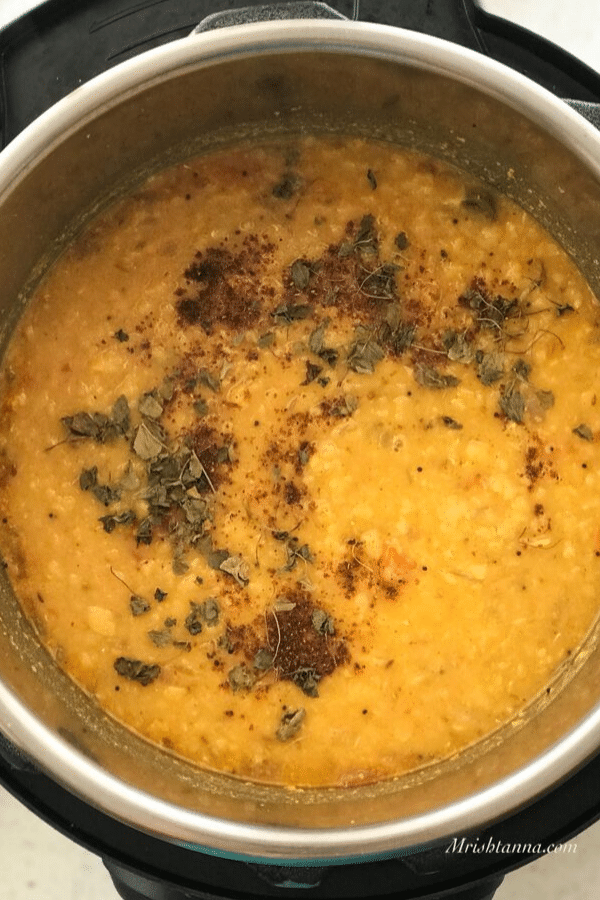 Instant Pot Dal Fry • Simple Sumptuous Cooking