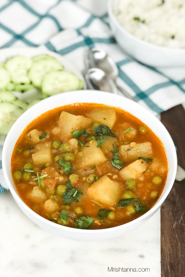 Aloo Matar - Instant Pot Potato & Peas Curry • Simple Sumptuous Cooking