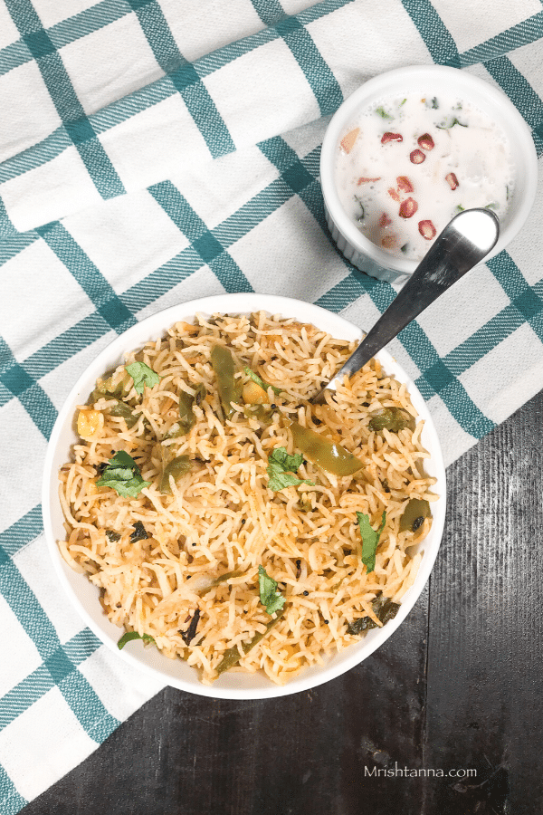 Capsicum Rice - Instant Pot Bell Pepper Rice • Simple Sumptuous Cooking