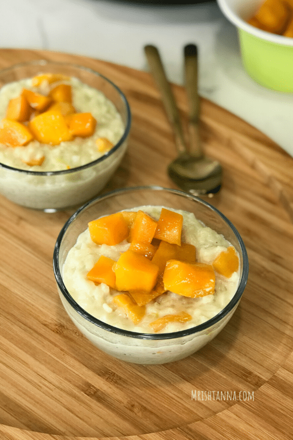 Rice Pudding With Mango • Simple Sumptuous Cooking