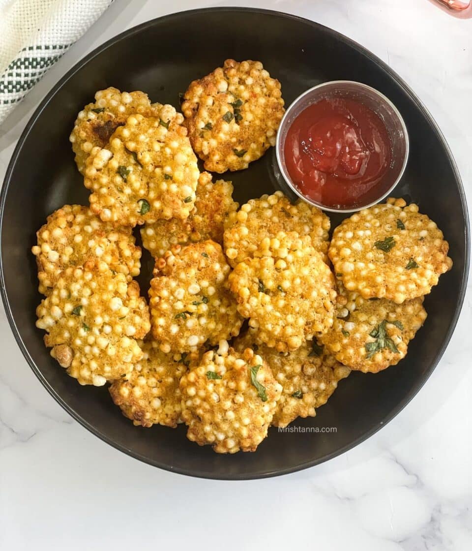 Sabudana Vada (Air Fryer, Appe Pan, And Deep Fry) • Simple Sumptuous ...
