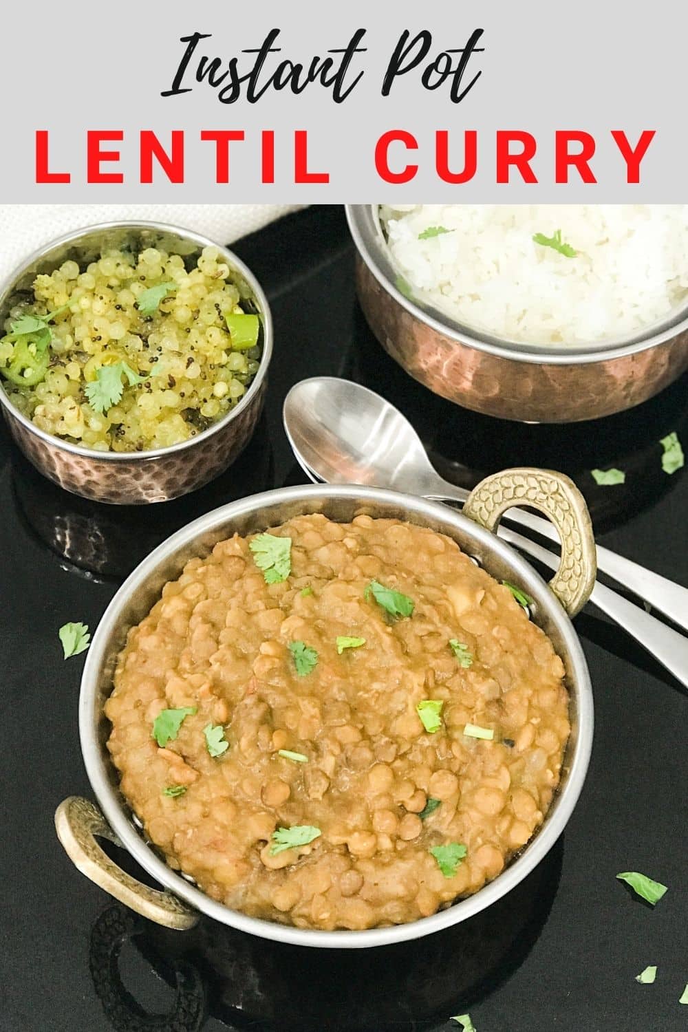 Instant Pot Lentil Curry • Simple Sumptuous Cooking
