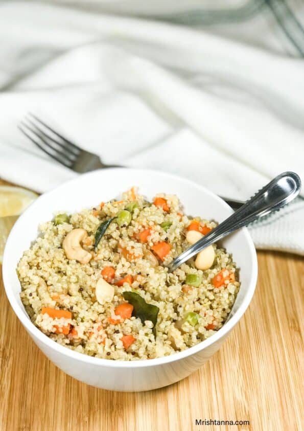 Quinoa Upma • Simple Sumptuous Cooking