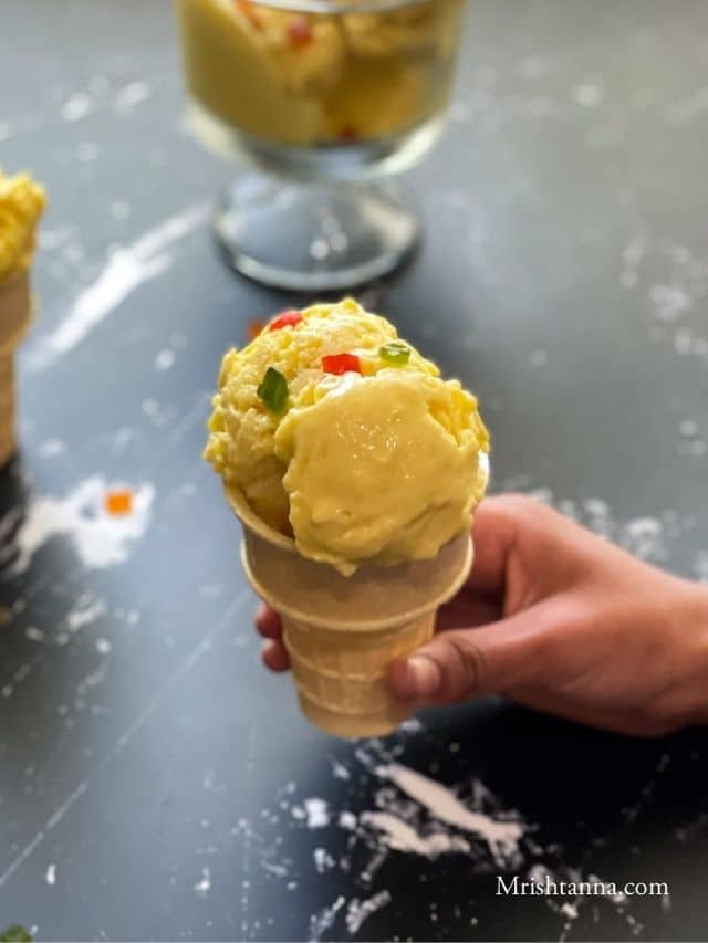 Vegan Mango Ice Cream Recipe • Simple Sumptuous Cooking