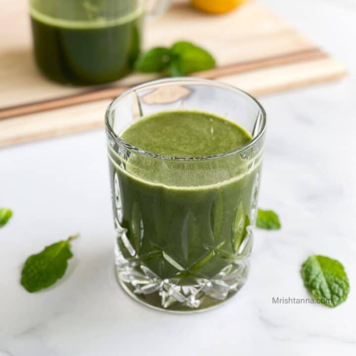 Mint Juice (Pudina Sherbet) • Simple Sumptuous Cooking