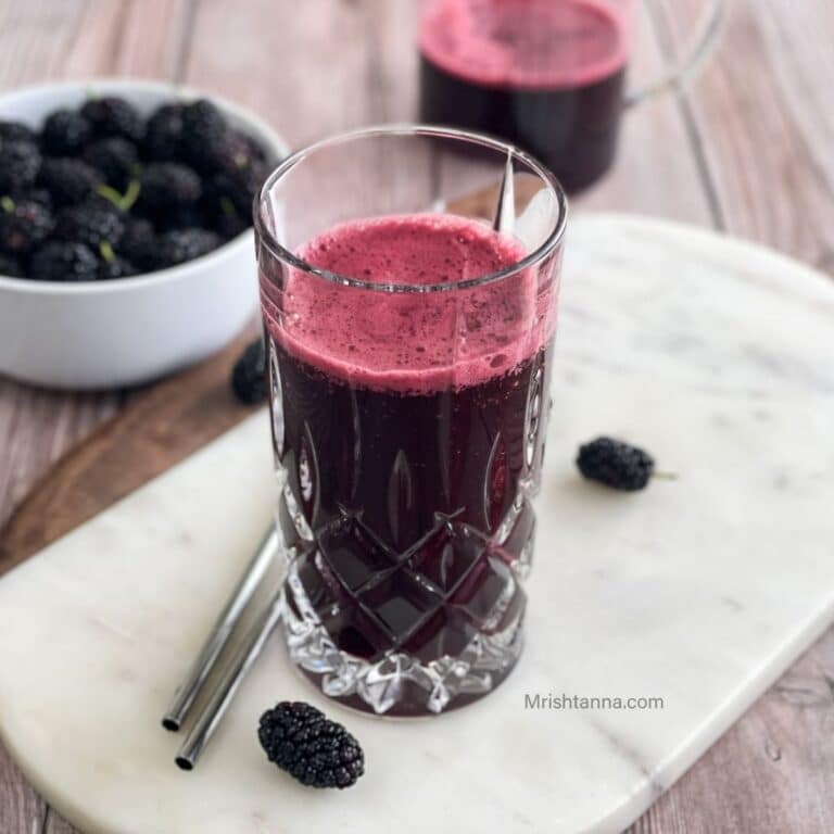Mulberry Juice Recipe • Simple Sumptuous Cooking