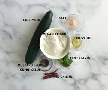 Vegan Raita For Biryani And Pulao • Simple Sumptuous Cooking