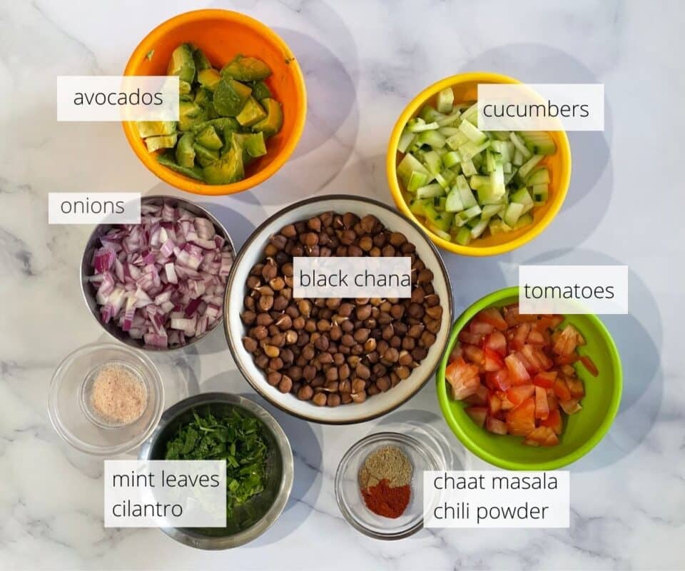 Kala Chana Chaat • Simple Sumptuous Cooking