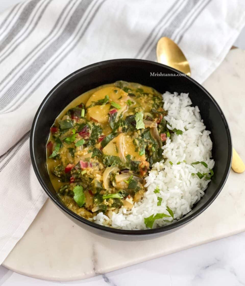 Swiss Chard Curry With Potatoes • Simple Sumptuous Cooking