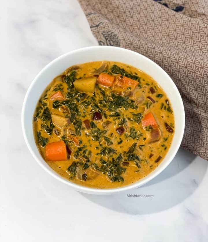 Kale Curry Recipe Indian • Simple Sumptuous Cooking
