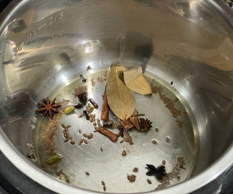 Easy Bagara Rice Instant Pot • Simple Sumptuous Cooking