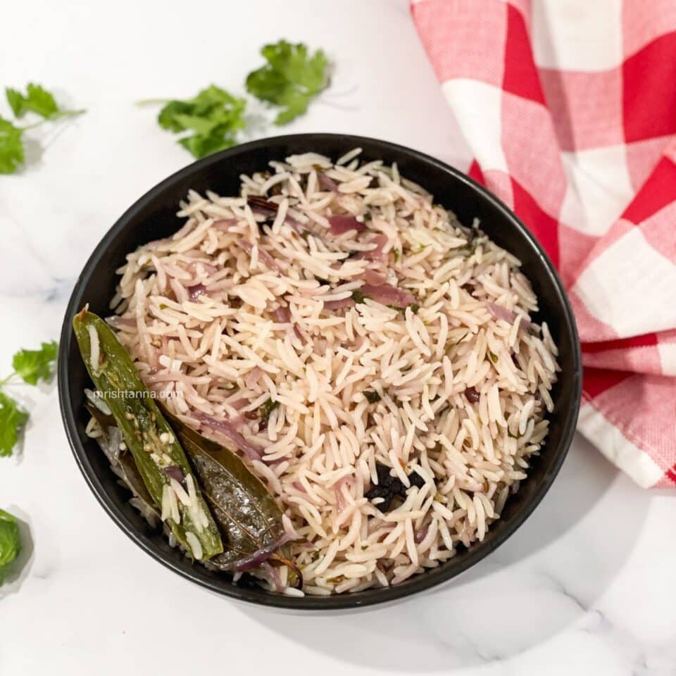 Easy Bagara Rice Instant Pot • Simple Sumptuous Cooking