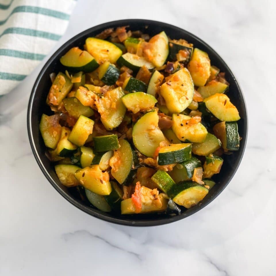 Zucchini Sabzi Recipe (Indian Style Stir Fry) • Simple Sumptuous Cooking