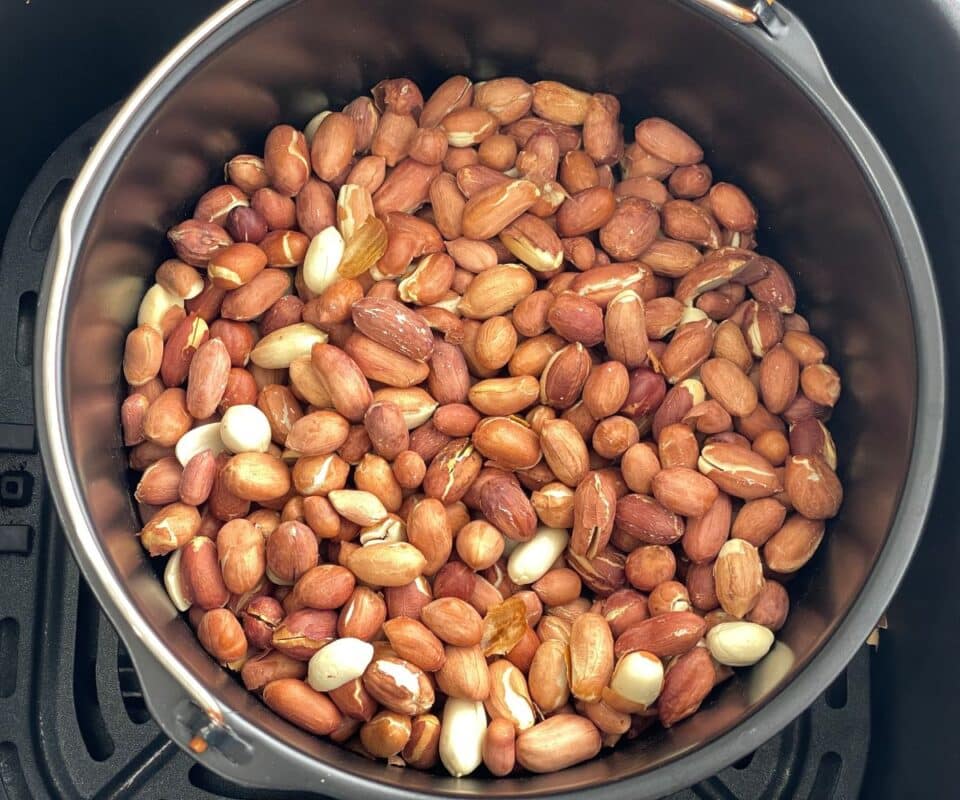 Best Air Fryer Roasted Peanuts • Simple Sumptuous Cooking