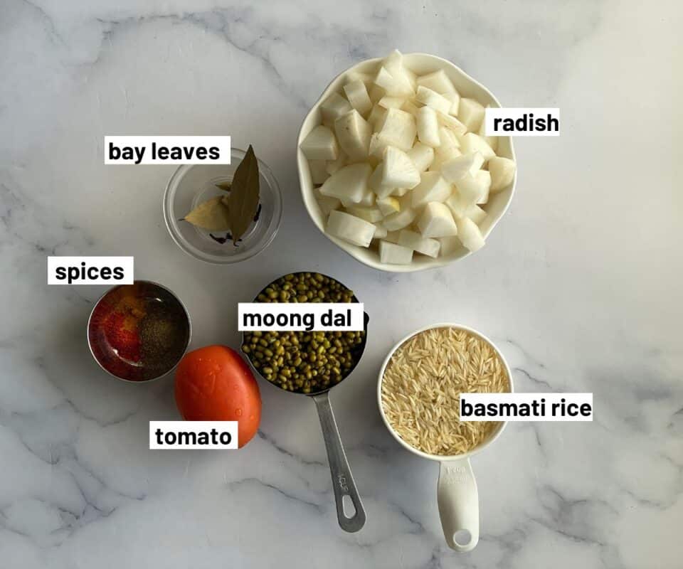 Radish Rice Pulao Recipe • Simple Sumptuous Cooking