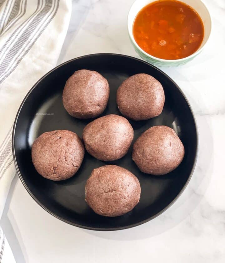 Easy Ragi Mudde Recipe (Finger Millet Balls) • Simple Sumptuous Cooking